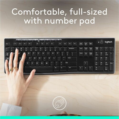 LOGITECH K270 WIRELESS KB - CAN B2B W/ LOGI UNIFYING TECHNOLOGY