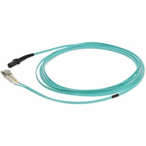 7M LC TO MT-RJ M/M OM3 AQUA FIBER UPC DUPLEX LSZH PATCH CABLE
