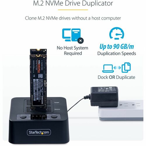 1:1 M.2 NVME DUPLICATOR - M.2 SSD CLONER AND DRIVE DOCK