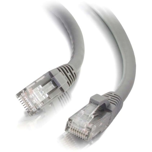 50FT CAT6 GRAY GIGABIT PATCH CABLE MOLDED SNAGLESS