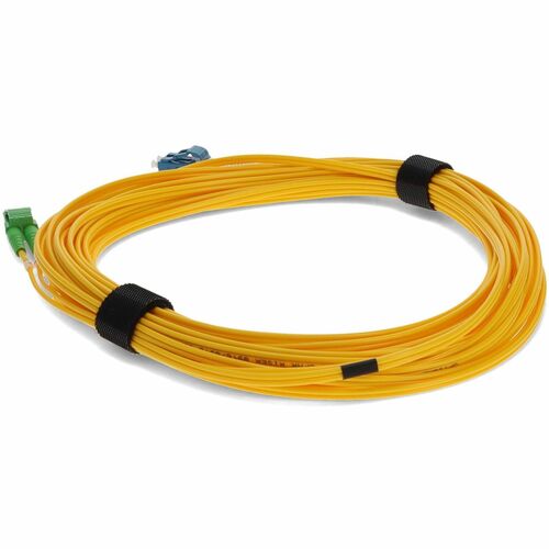 1M ALC TO LC M/M OS1 YELLOW FIBER DUPLEX 2-STRAND PATCH CABLE