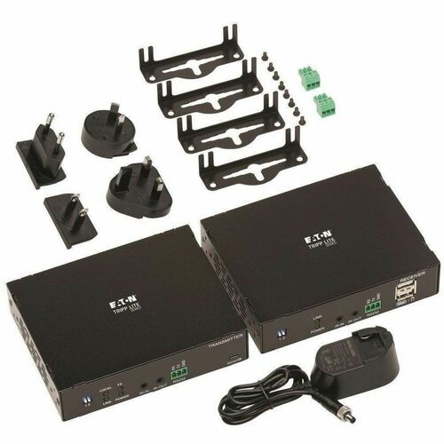 HDMI OVER FIBER EXTENDER KIT 4K 60HZ IR USB DUPLEX MMF LC TAA
