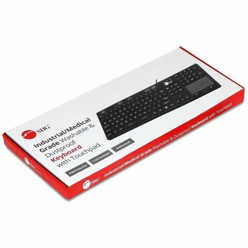 INDUSTRIAL/MEDICAL GRADE WASHABLE DUSTPROOF KEYBOARD WITH TO