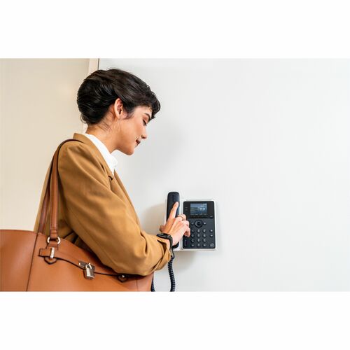Poly Edge E100 IP Phone - Corded - Corded - Desktop, Wall Mountable ...